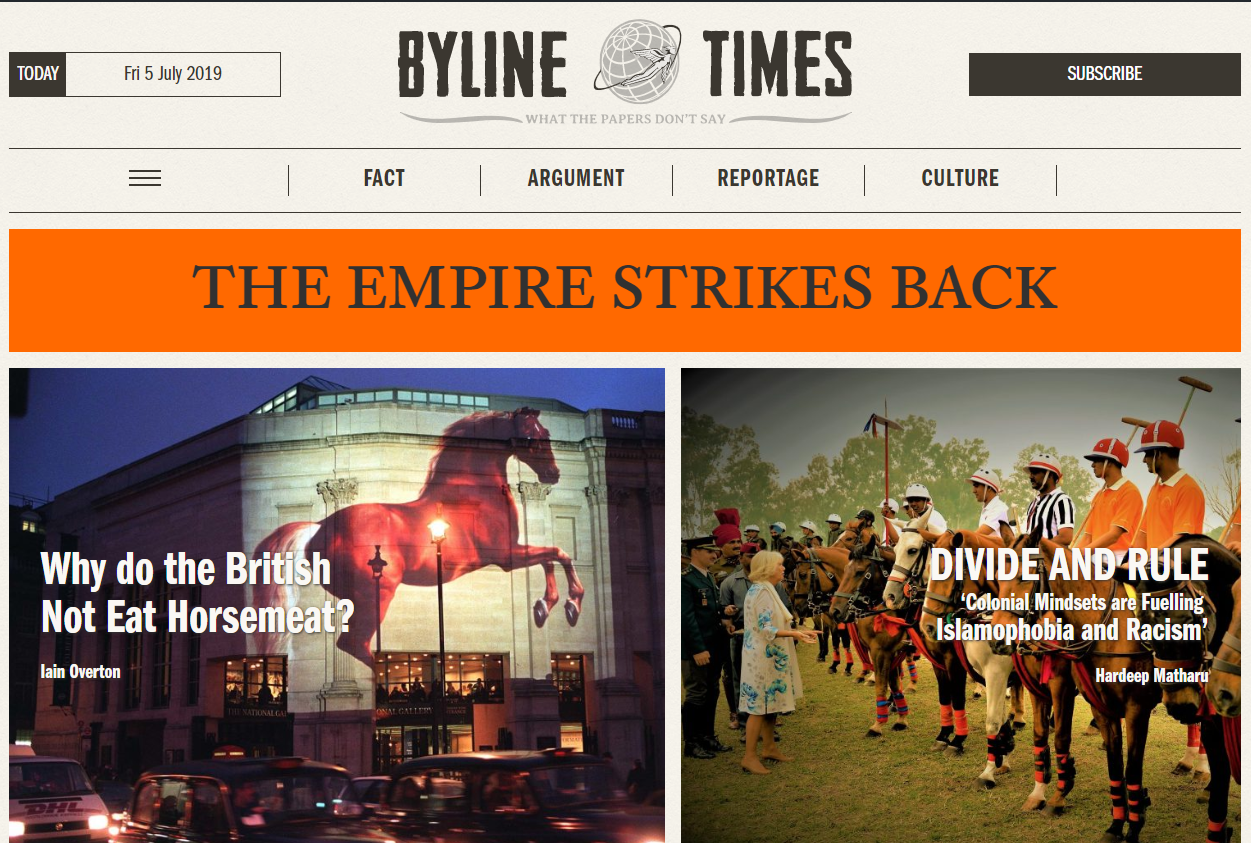 Front Page – 5 July 2019 (15th Edition) – Byline Times