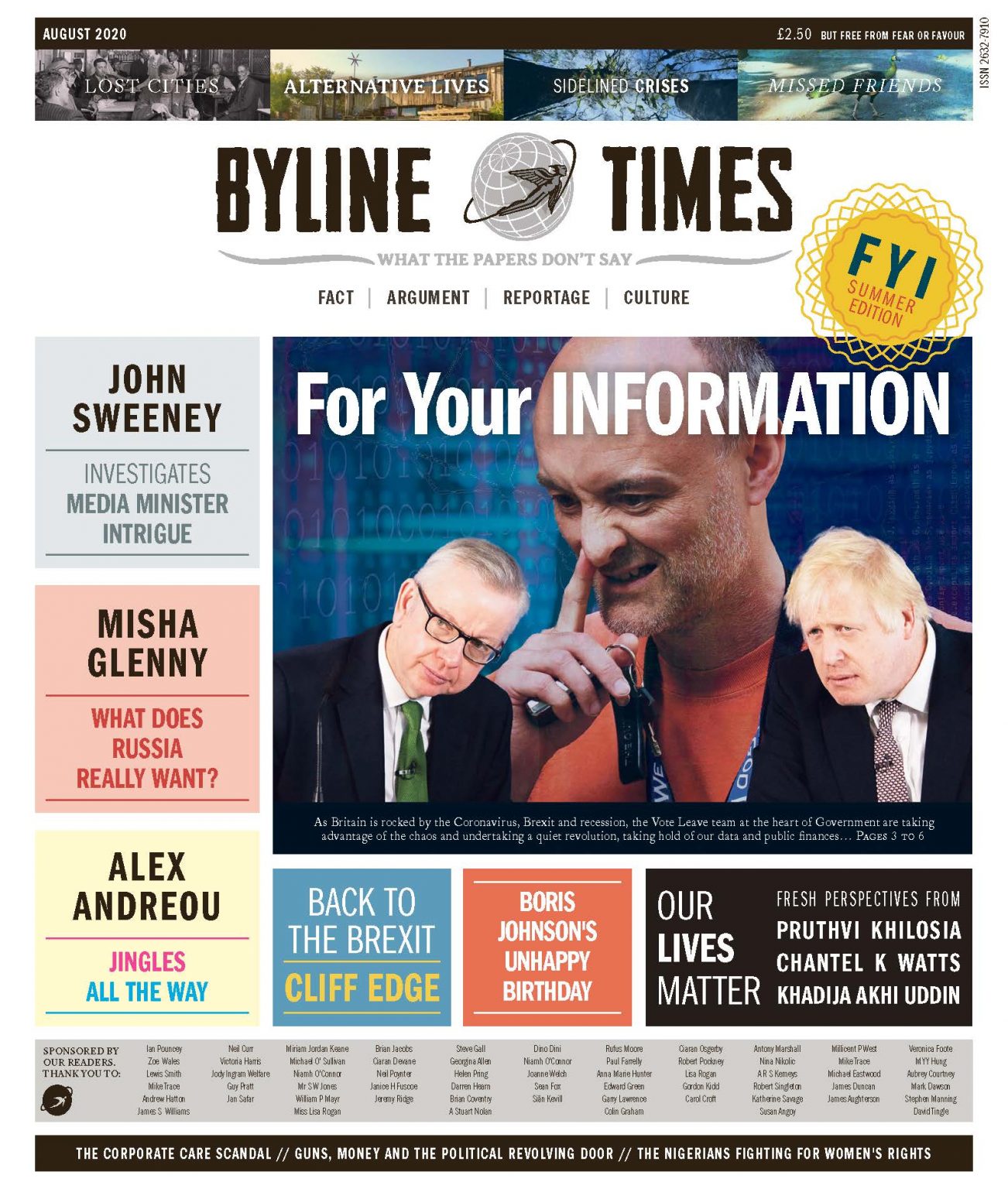 Digital Edition - (14.08.20) – Byline Times